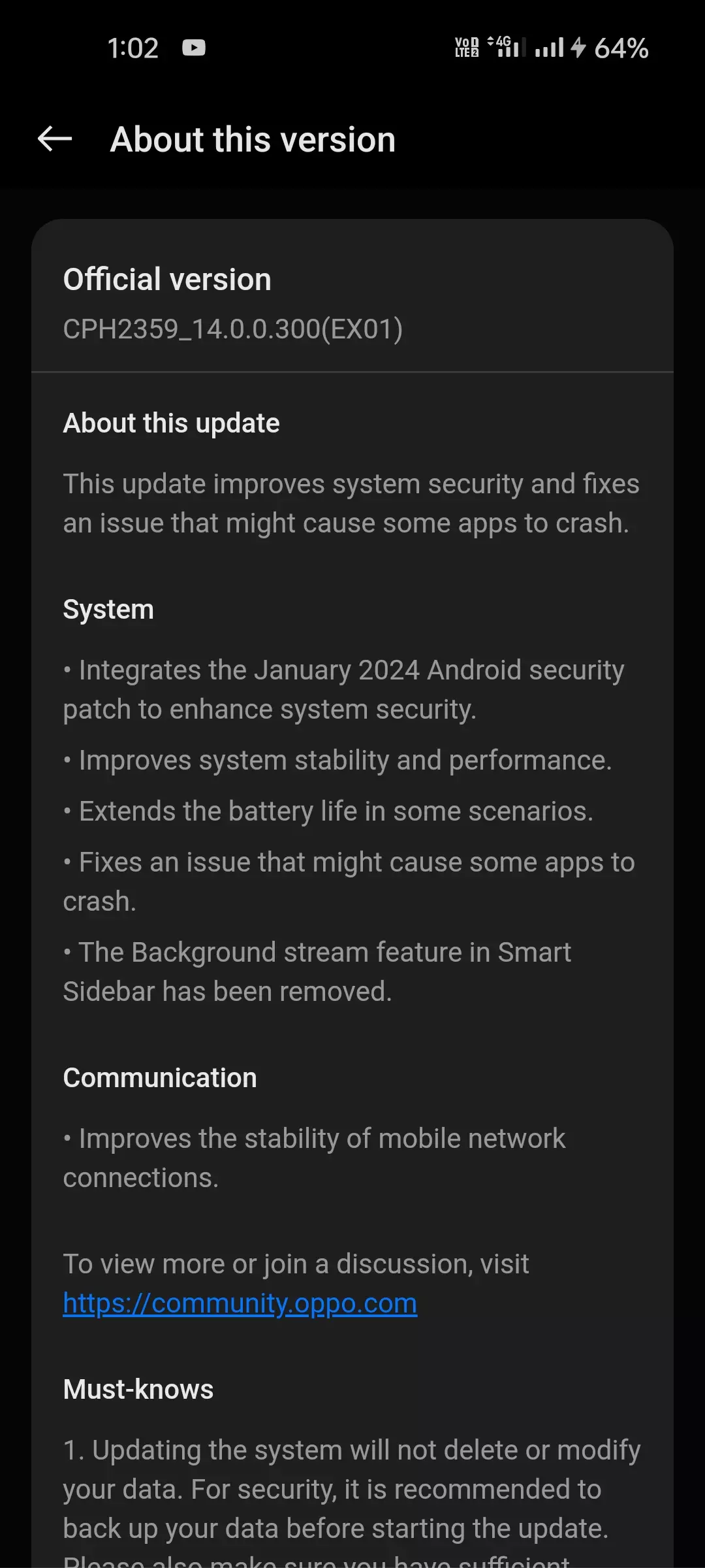 Lack of Security Patch and Update