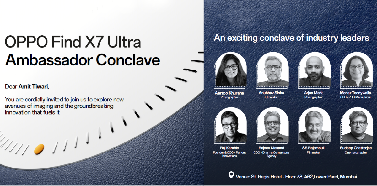 The Brand Ambassadors Conclave Ft. OPPO Find X7 Ultra