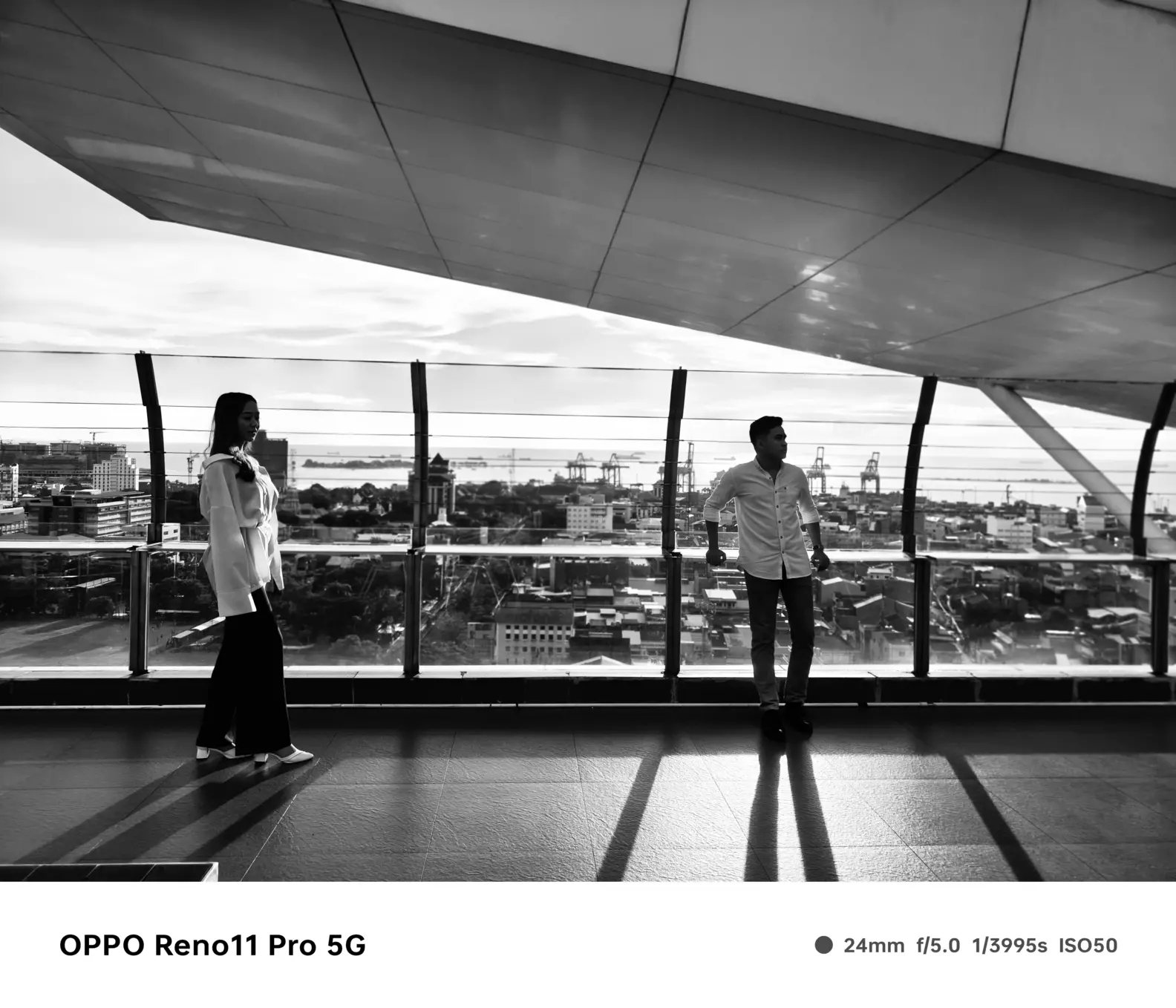 Artistic BW directly from OPPO Reno 11 Pro