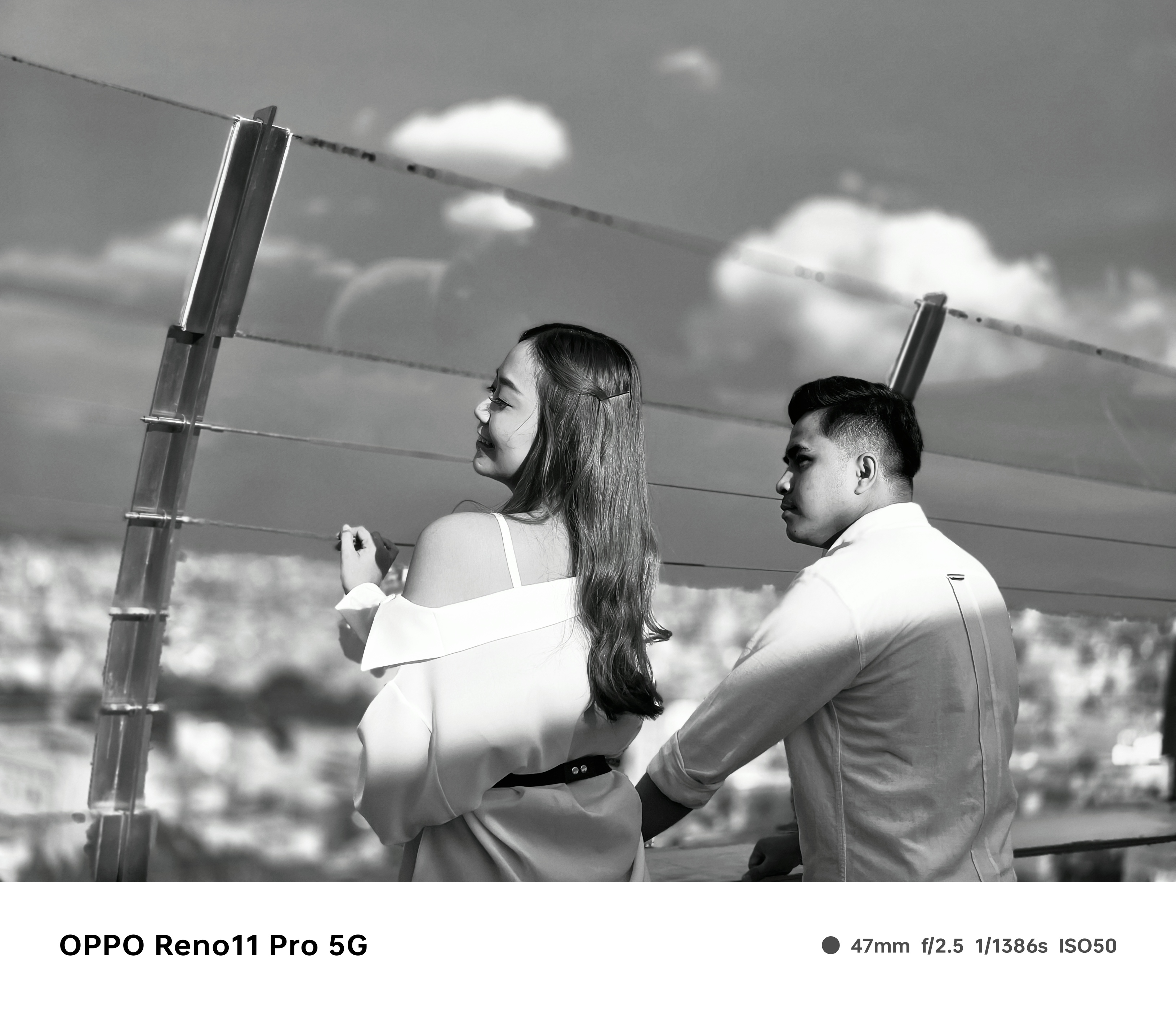 Artistic BW directly from OPPO Reno 11 Pro