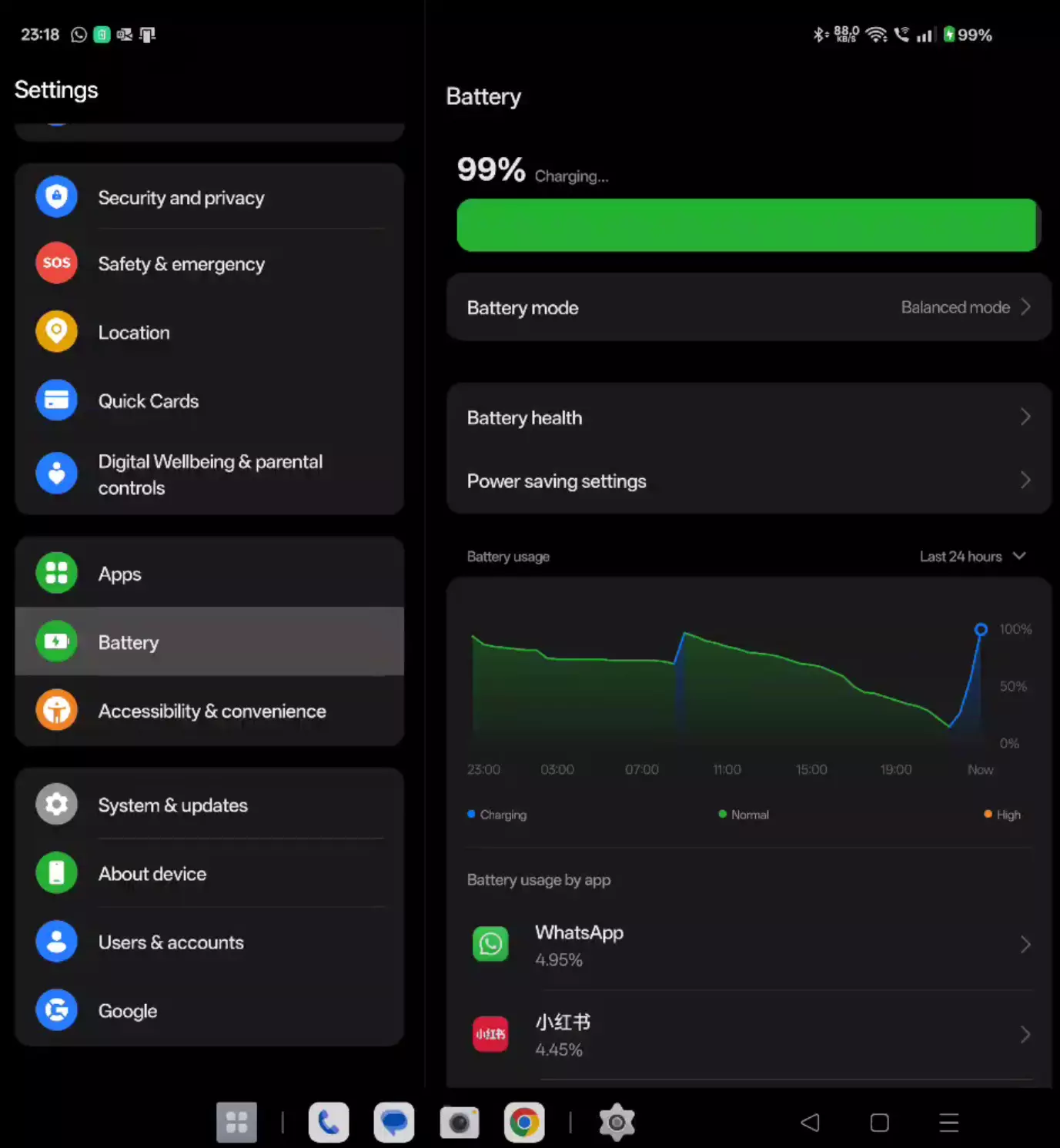 Latest ColorOS on Find N3 Fold causing battery drain