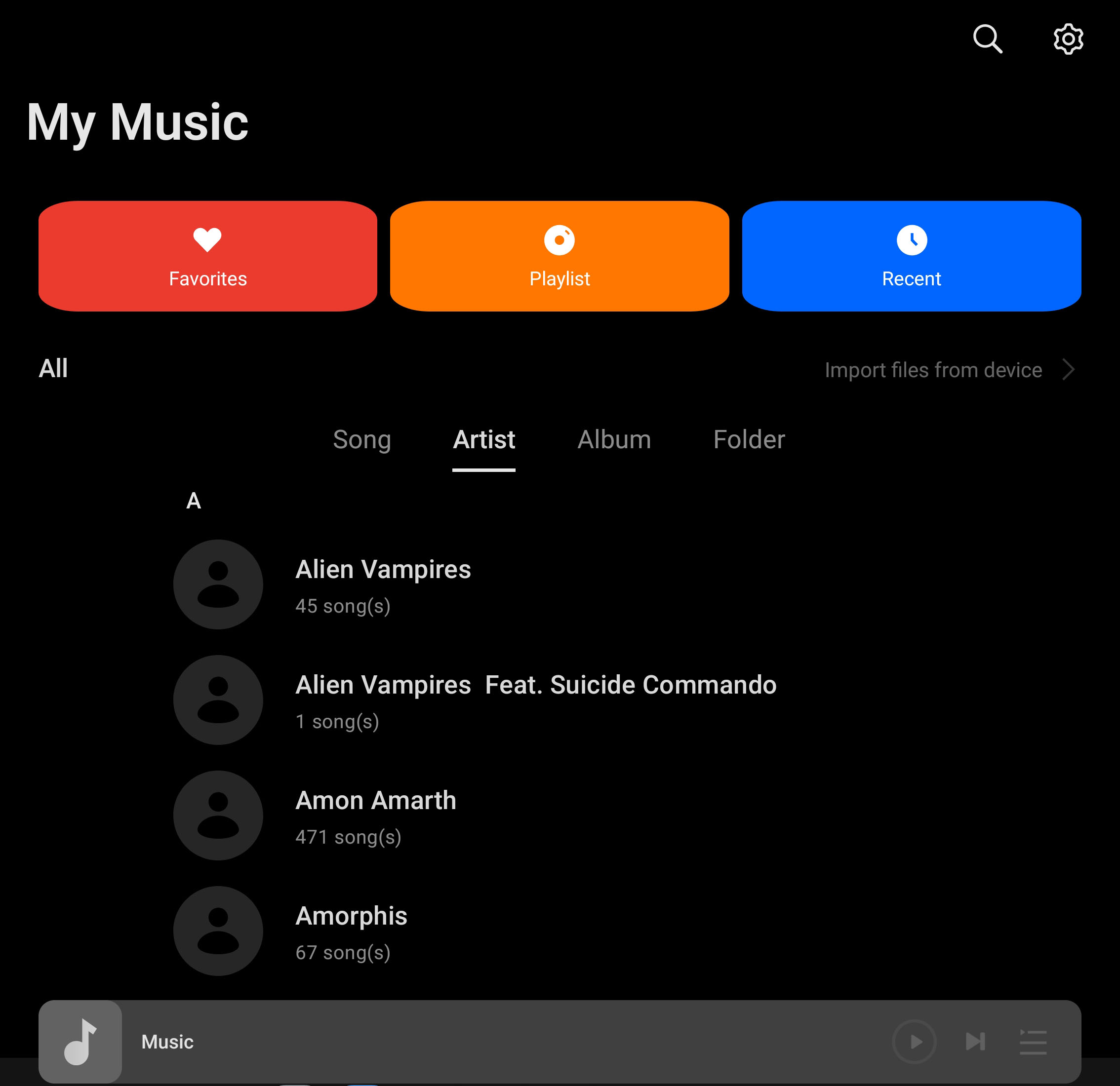 Best offline Music Player for your OPPO device