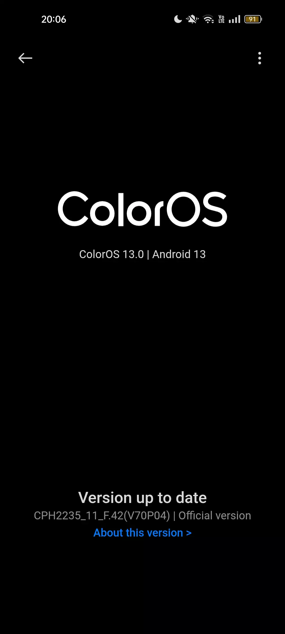 My phone doesn't show me any new software updates, I'm still
