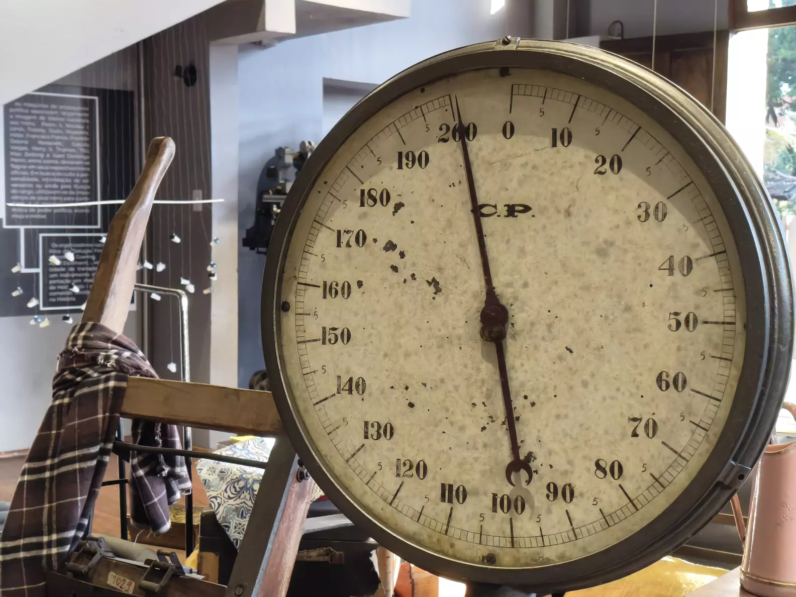 Antique objects with geometric shapes, all photographed with
