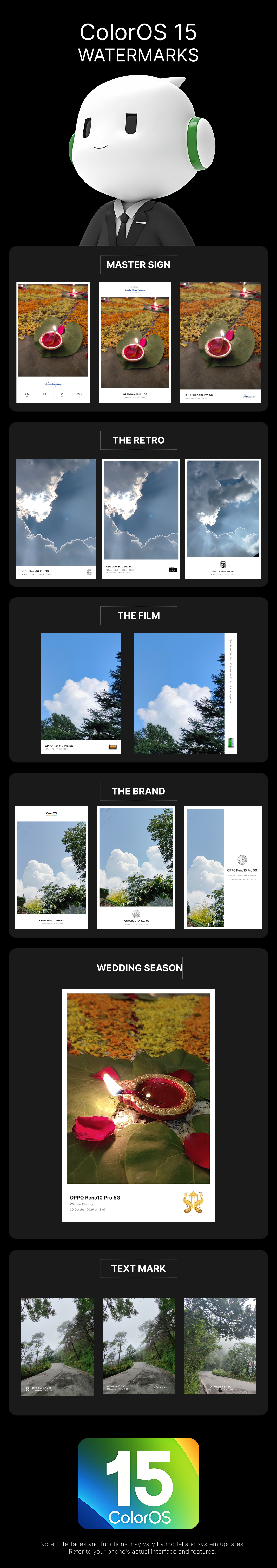 ColorOS 15: The Watermarks, Reimagined!